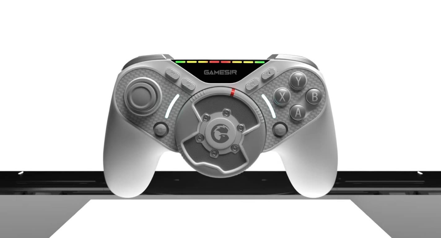 Gamepad with Steering Wheel: GameSir Showed Controller Codenamed Swift ...