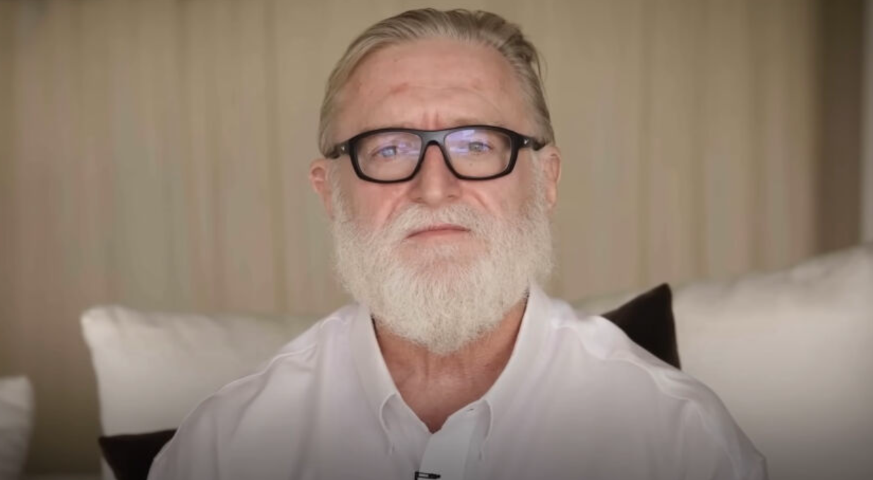 Gamers are impressed by Gabe Newell's act - the Valve boss supported a ...