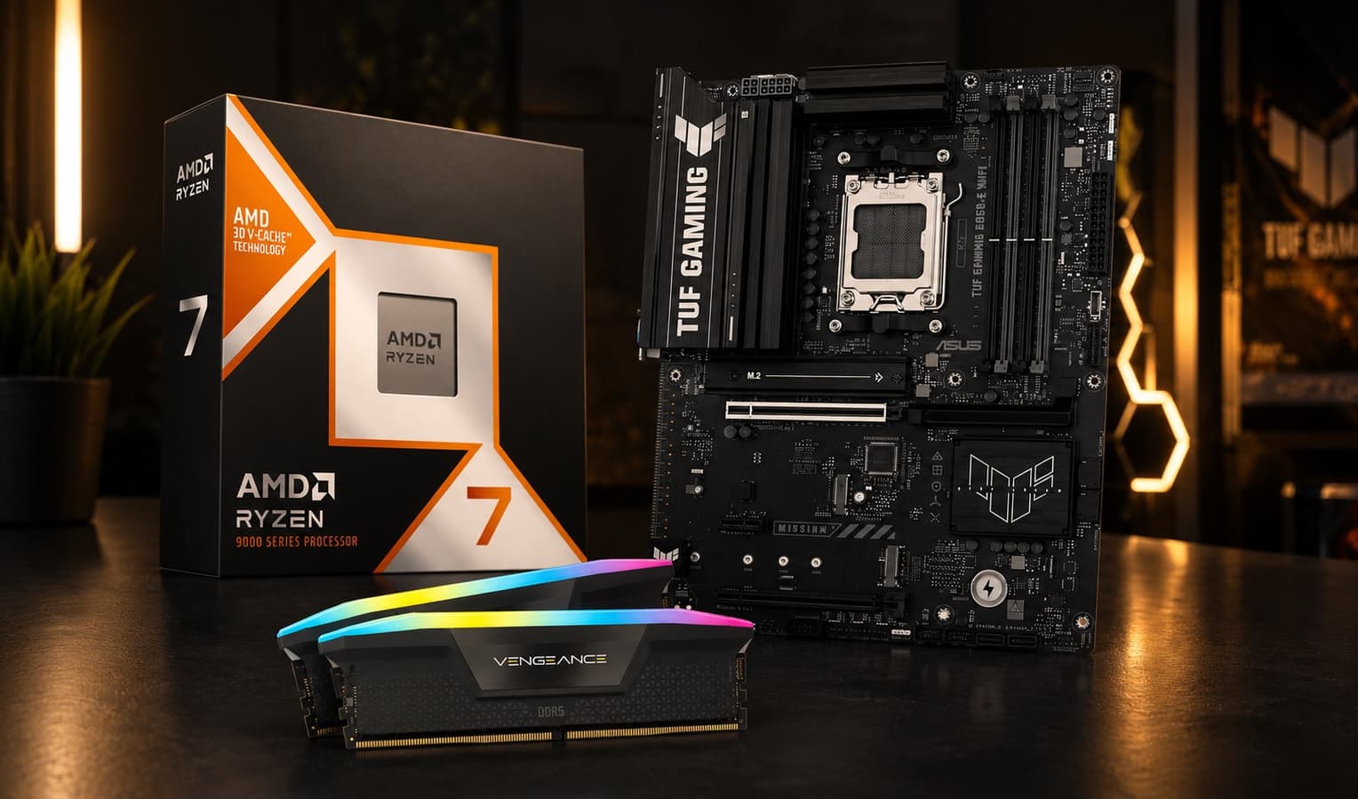 Купи Ryzen 7 9850X3D, получи материнскую плату Asus B850-E TUF Gaming ...