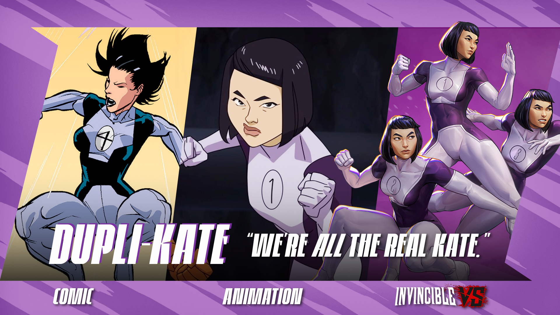 Clones Enter the Battle: Dupli-Kate Joins the Invincible VS Roster