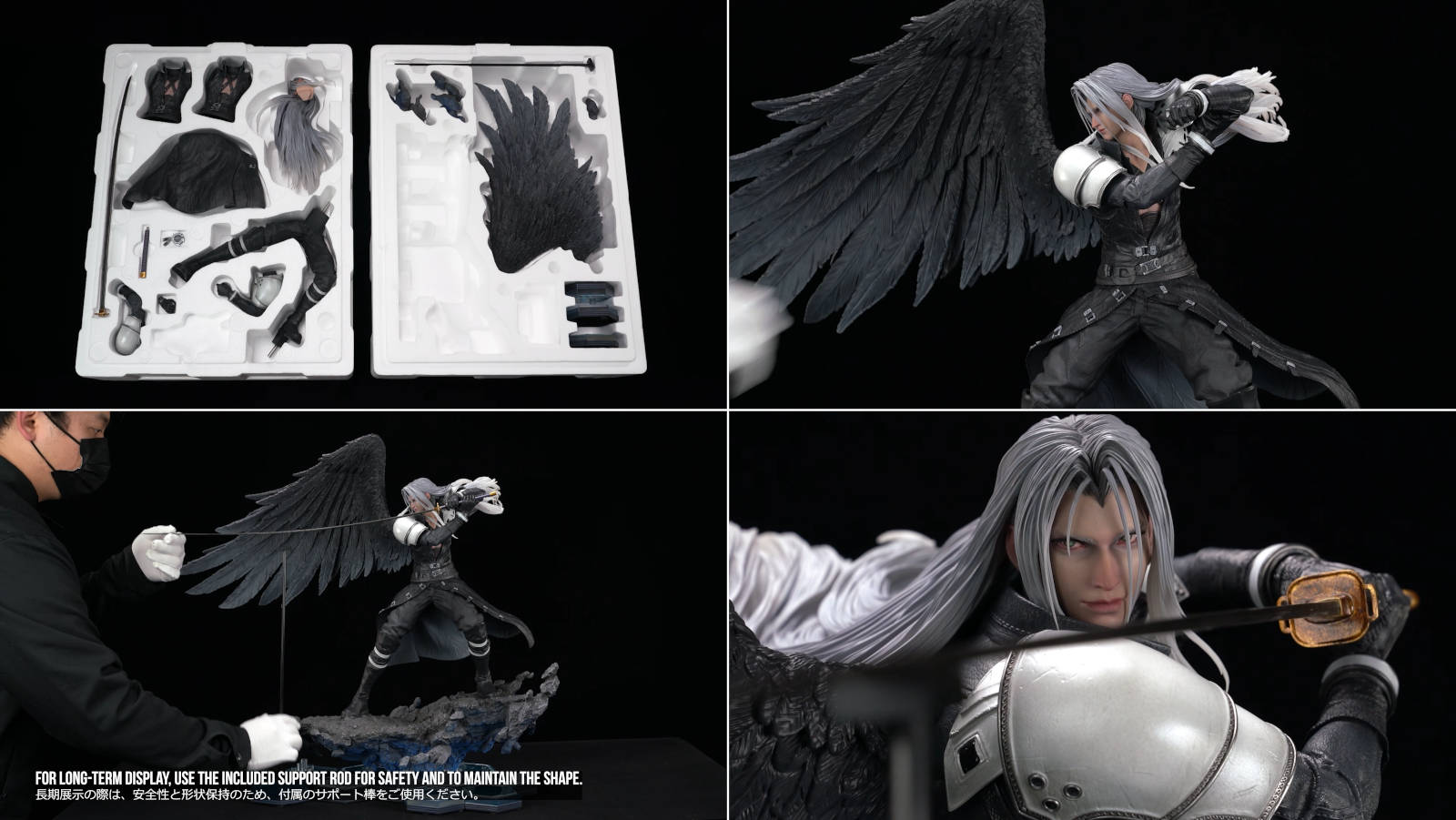 Prime 1 Studio Showed Unboxing and Assembly of Cloud and Sephiroth ...
