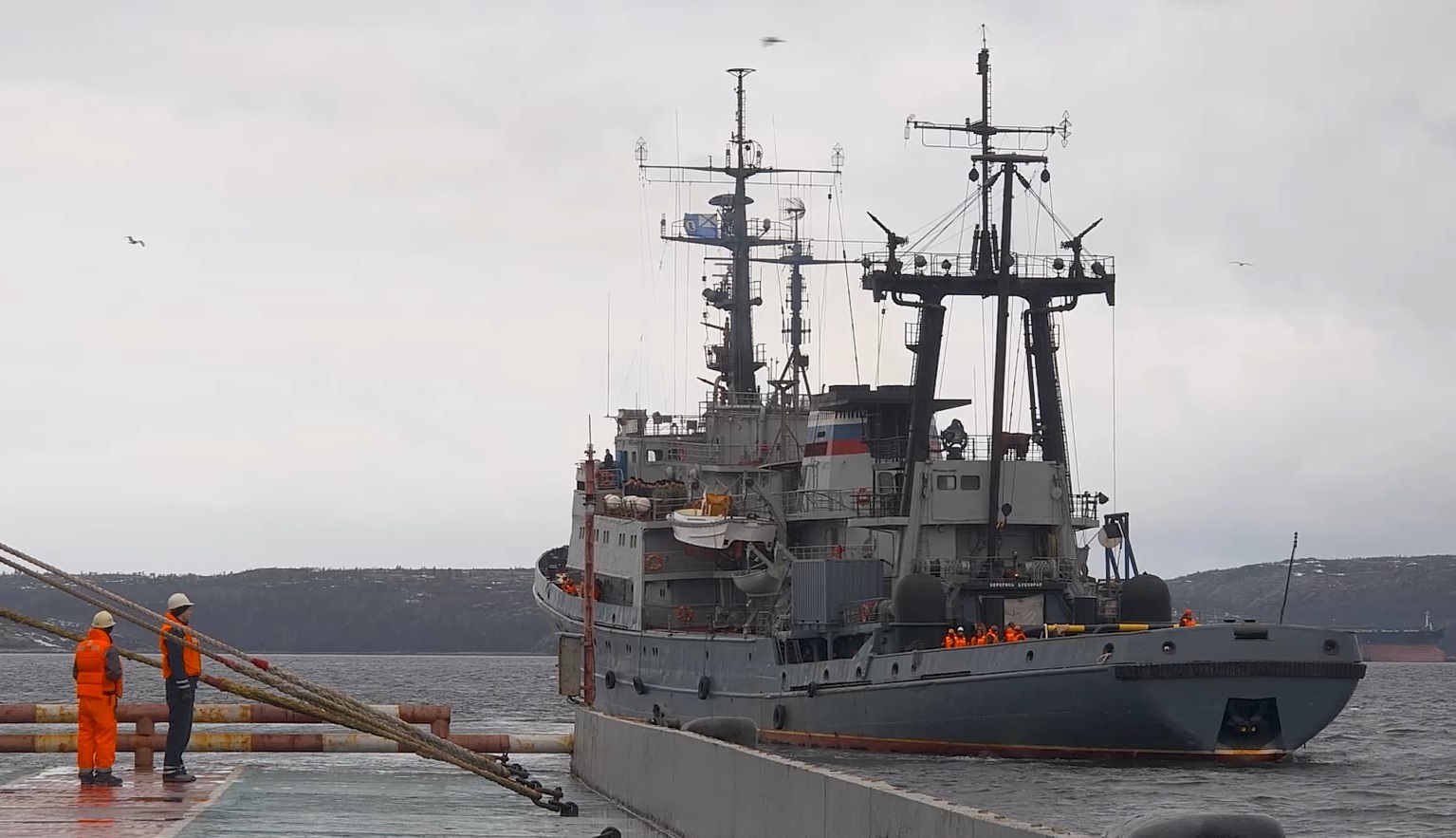 Almost 5 months at sea: the tug Altay arrived at the main base of ...